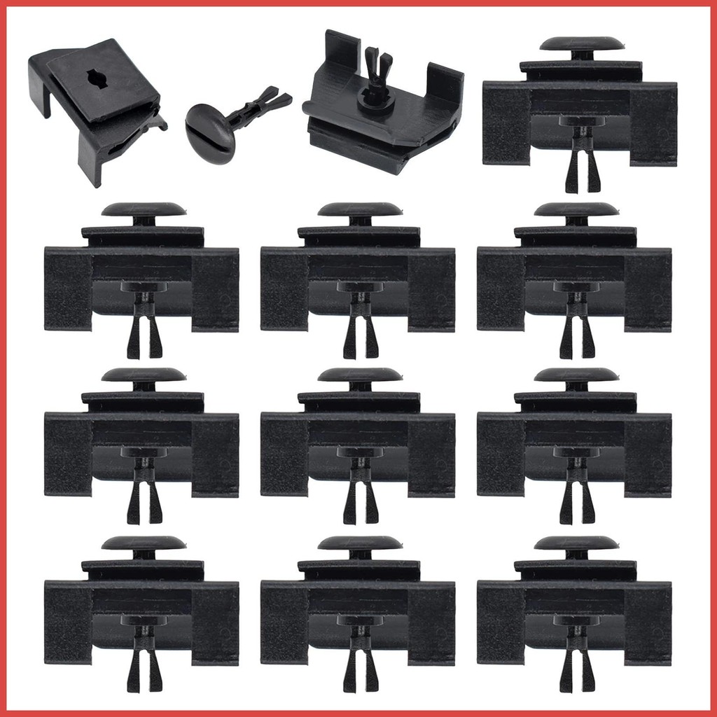Car Bumper Clips 12 Pieces Automotive Fastener Kitcar Retainer Clips ...