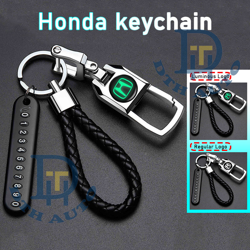 DTH Upgraded Car Keychain Honda Keychain Alloy Motorcycle Key Holder ...
