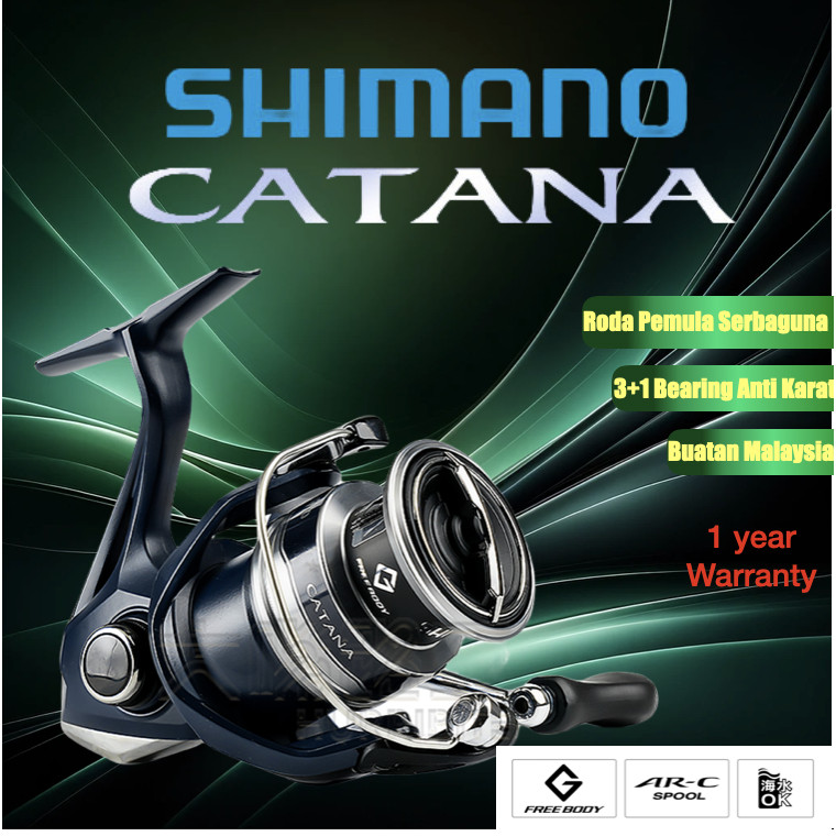 22 Shimano Catana Series Reel 100% Original Imported 1000/2500/C3000 ...