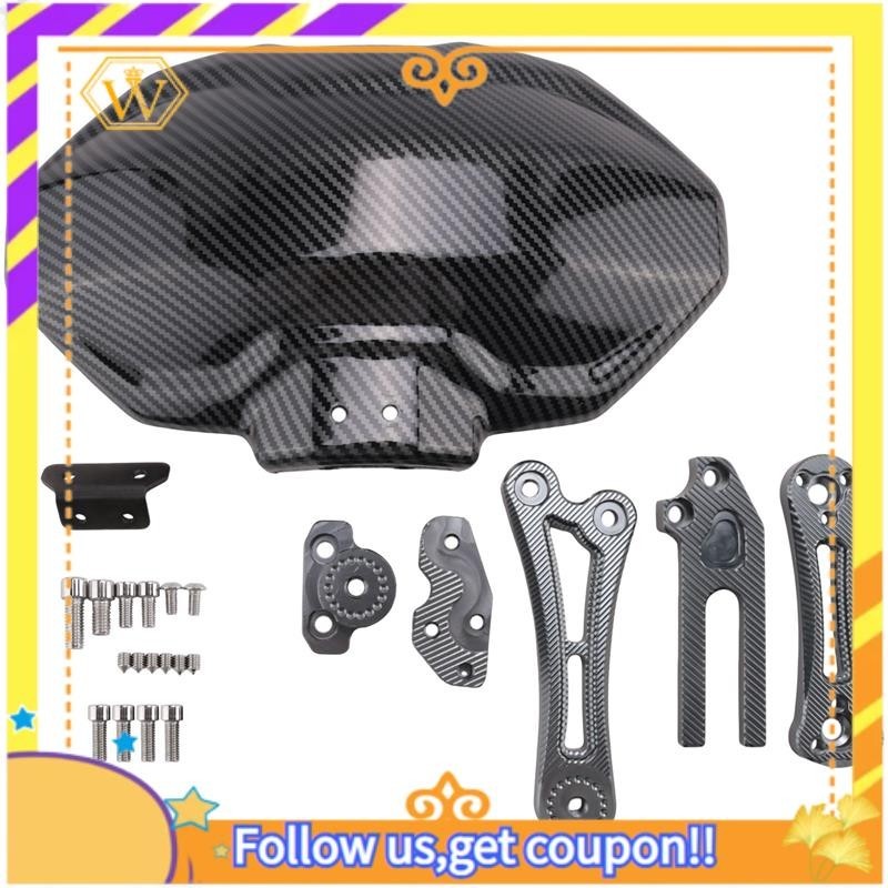 【W】Universal Motorcycle Wheel Rear Mudguard Fender Tire Splash Guard ...
