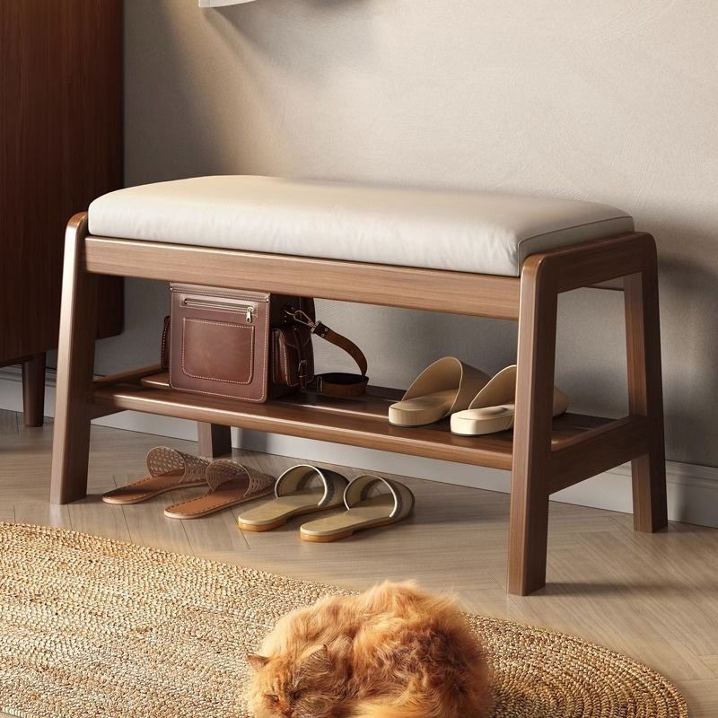 Solid Wood Shoe Changing Stool Doorway Home Entry Shoe Bench Bench Shoe ...