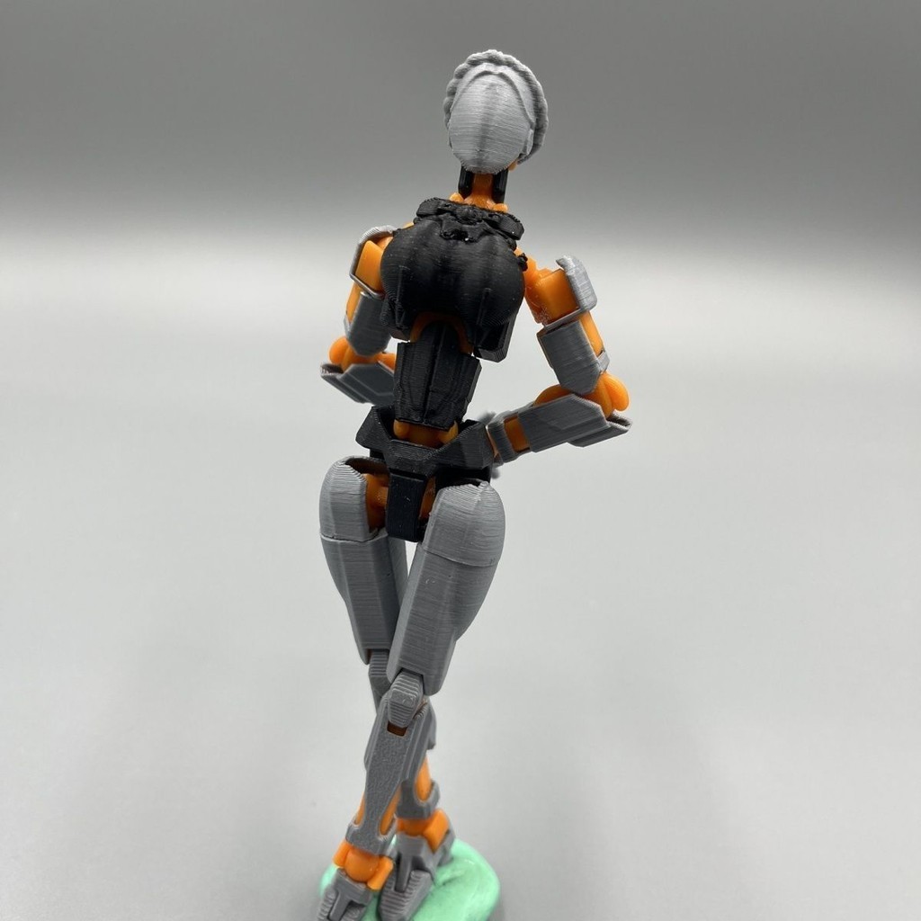 3d Straw movable doll lucky 13 atomic heart joint doll full body ...