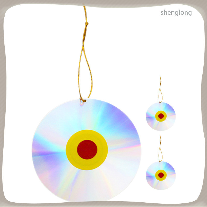 shenglong 3 Pcs Garden Decoration CD Hanging Bird Reflective Discs ...