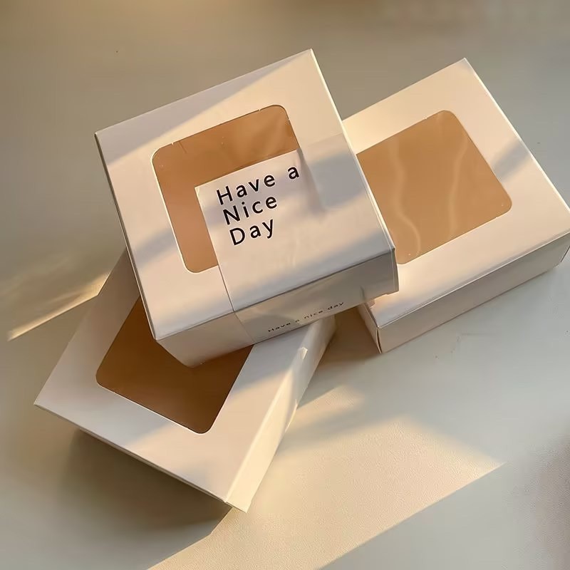 Ins Simple Design Gift Box Christmas Square Design Gift Boxes Korean ...