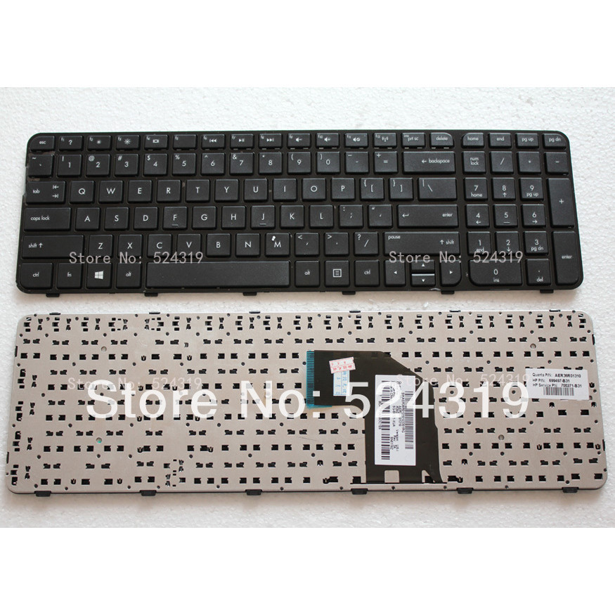 Laptop Keyboard for HP G6-2000 G6-2100 G6-2200 US Layout with Frame | Shopee Malaysia