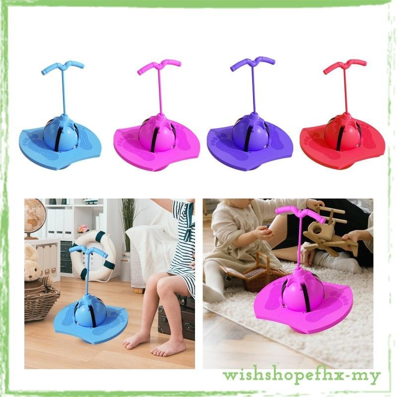 [WishshopefhxMY] Kids Bouncing Ball Pogo Ball with Handle Board with ...