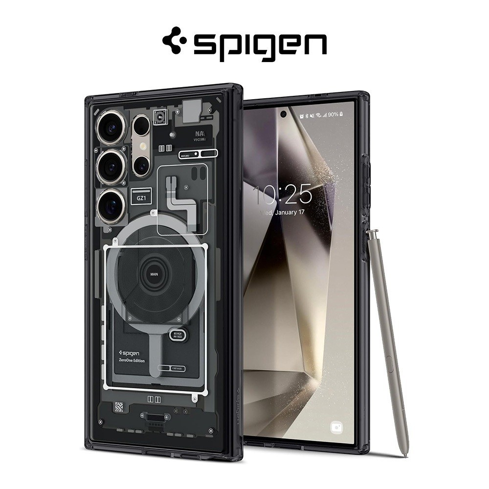 Spigen Zero One One Tap Metal Ring Case For Galaxy S24 Ultra (6.8 ...