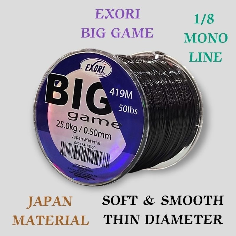TALI TANGSI EXORI BIG GAME 1/8 BULK SIZE #8LB #10LB #12LB #15LB #20LB ...