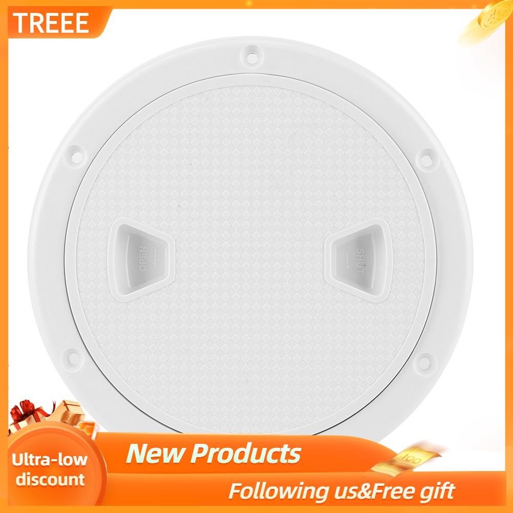 Treee Marine Round Inspection Deck Plate 6in ABS White | Shopee Malaysia