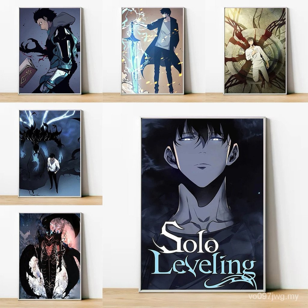 Solo Leveling Anime Poster Bedroom Decoration Posters for Wall Decor ...