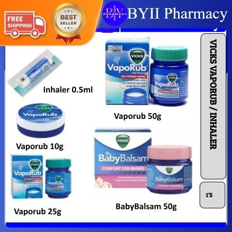 VICKS VAPORUB 10G/25G/50G INHALER | Shopee Malaysia