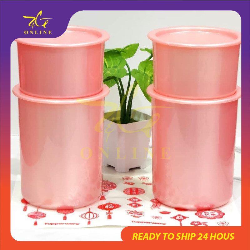 Tupperware 600ml 1.25L Lucky Munch One Touch Set Small Bekas Kuih Raya ...