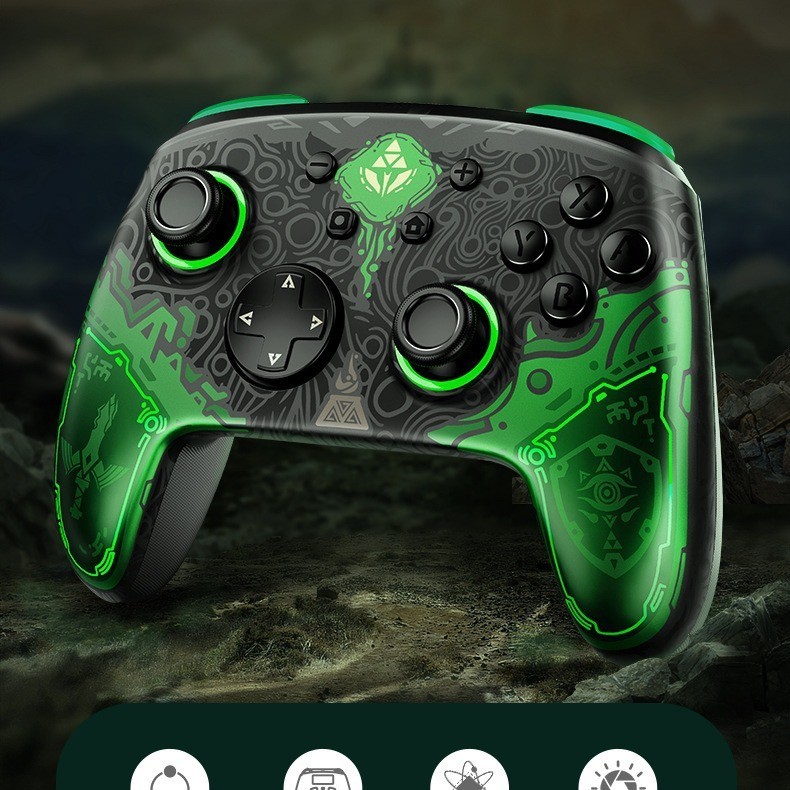Nintendo Switch/Oled Kingdom Tears Flaming Eagle Pro Wireless Macro Programming Wake Up NFC Grip ...