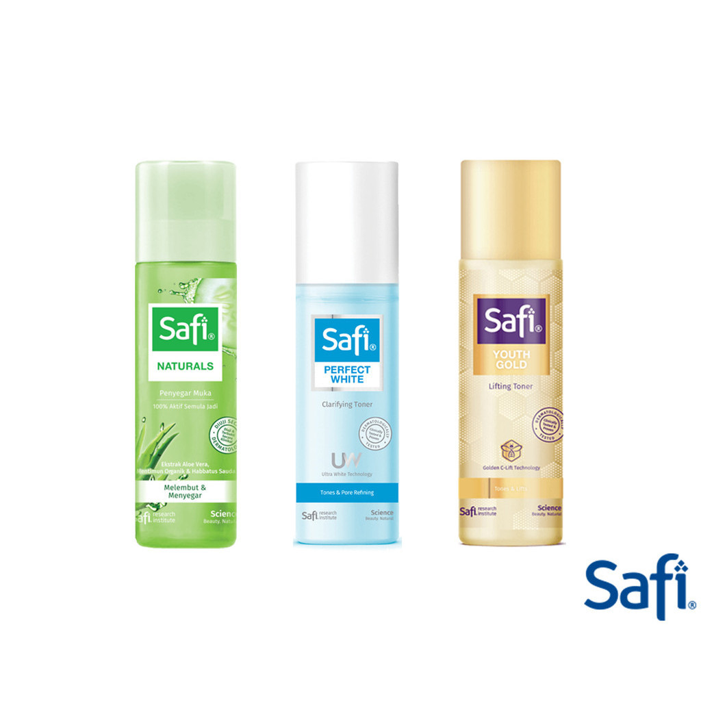 SAFI Unza Penyegar Toner 100ml ( Naturals, PerfectWhite, YouthGold ...