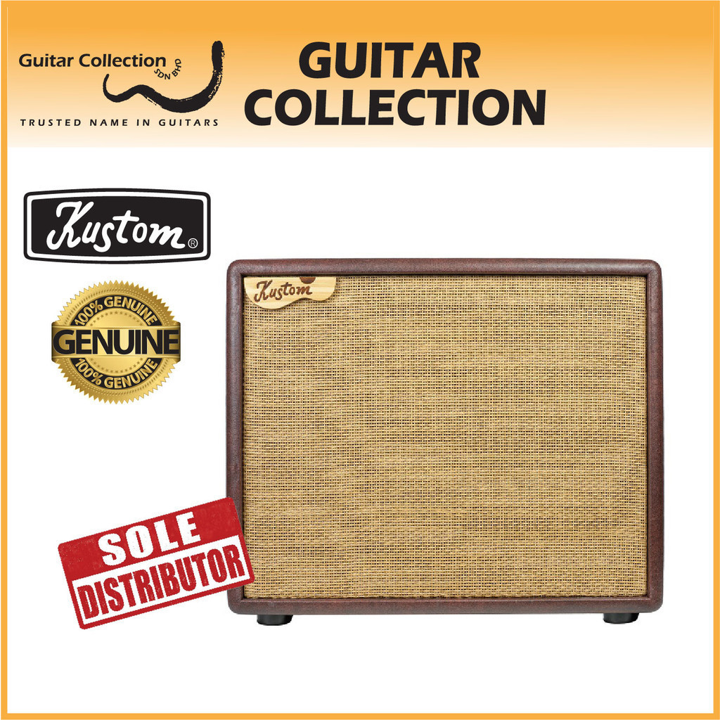 Kustom Sienna 35 Pro 30W Acoustic Guitar Combo Amplifier with Preset ...