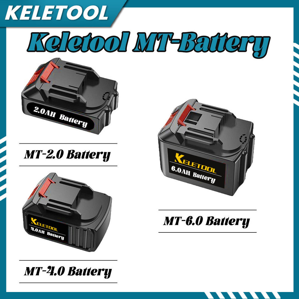Keletool For Makita 6.0AH 4.0AH 2.0AH MT Lithium Battery High Capacity ...