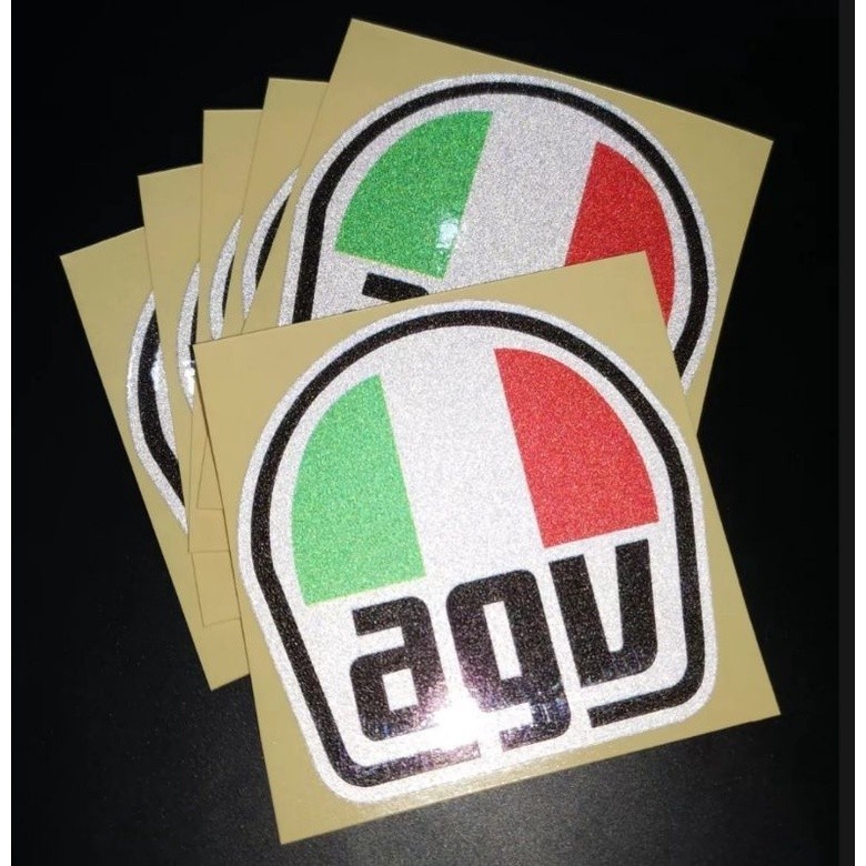 (Reflective)AGV Logo Car&Motor Sticker | Shopee Malaysia