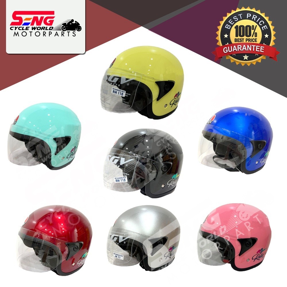 SGV RIDER 2 HELMET-ALL COLOURS | Shopee Malaysia