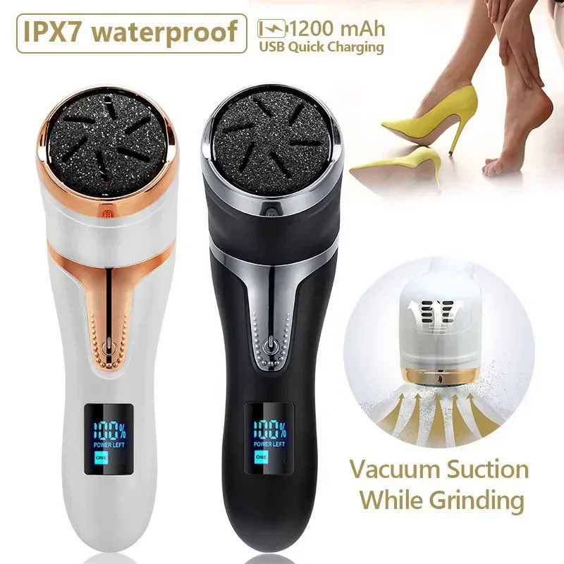 Rechargeable Electric Foot File Electric Pedicure Sander IPX7 ...