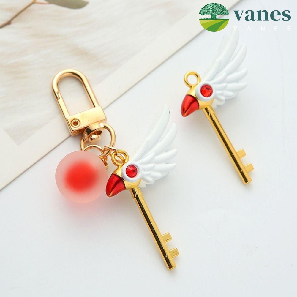 VANES Kinomoto Sakura Keychain, Card Captor Sakura CLAMP Cardcaptor ...