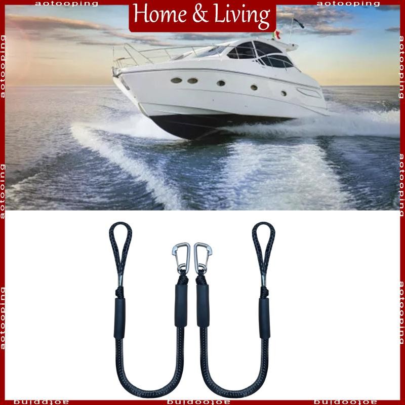 AOTO Boat Bungee Dock Lines Marine Mooring Rope Canoe Boats for Motor ...