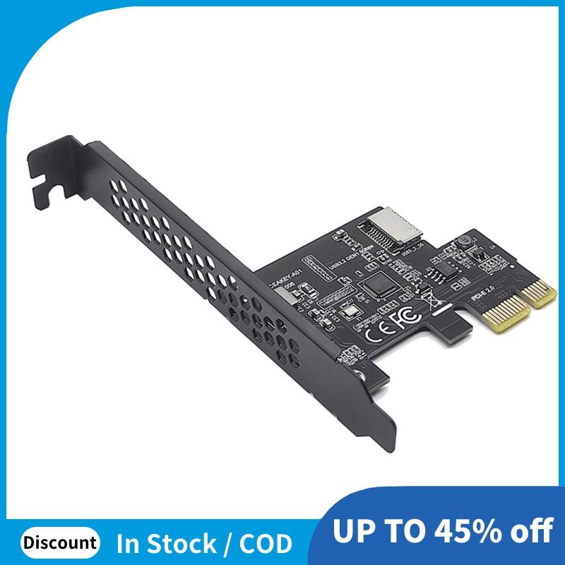 PCI Express 2.0 X1 USB 3.2 Gen1 TYPE-E Add on Card PCIe Front Type-C ...