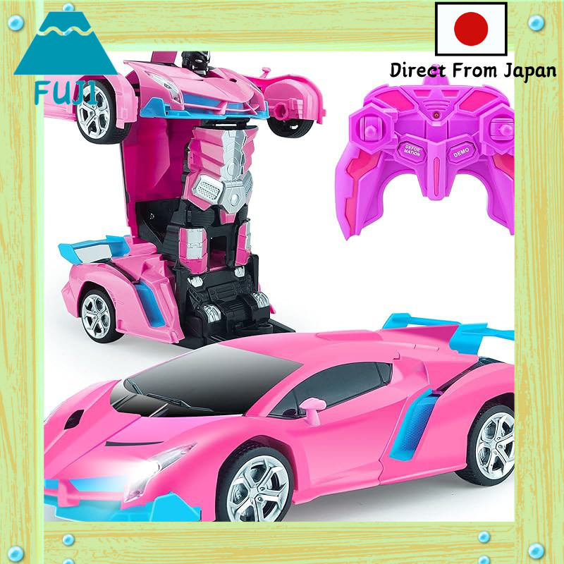 Transforming Remote Control Car Robot Toy – Hymaz RC Stunt Vehicle for ...