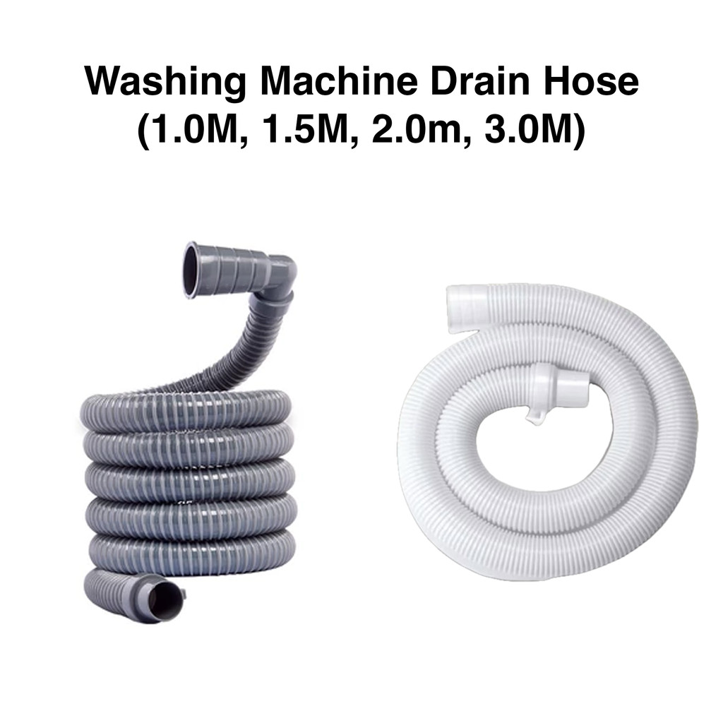 1.5m/2.0m/3.0m Universal Washing Machine Outlet Drain Hose Extension ...