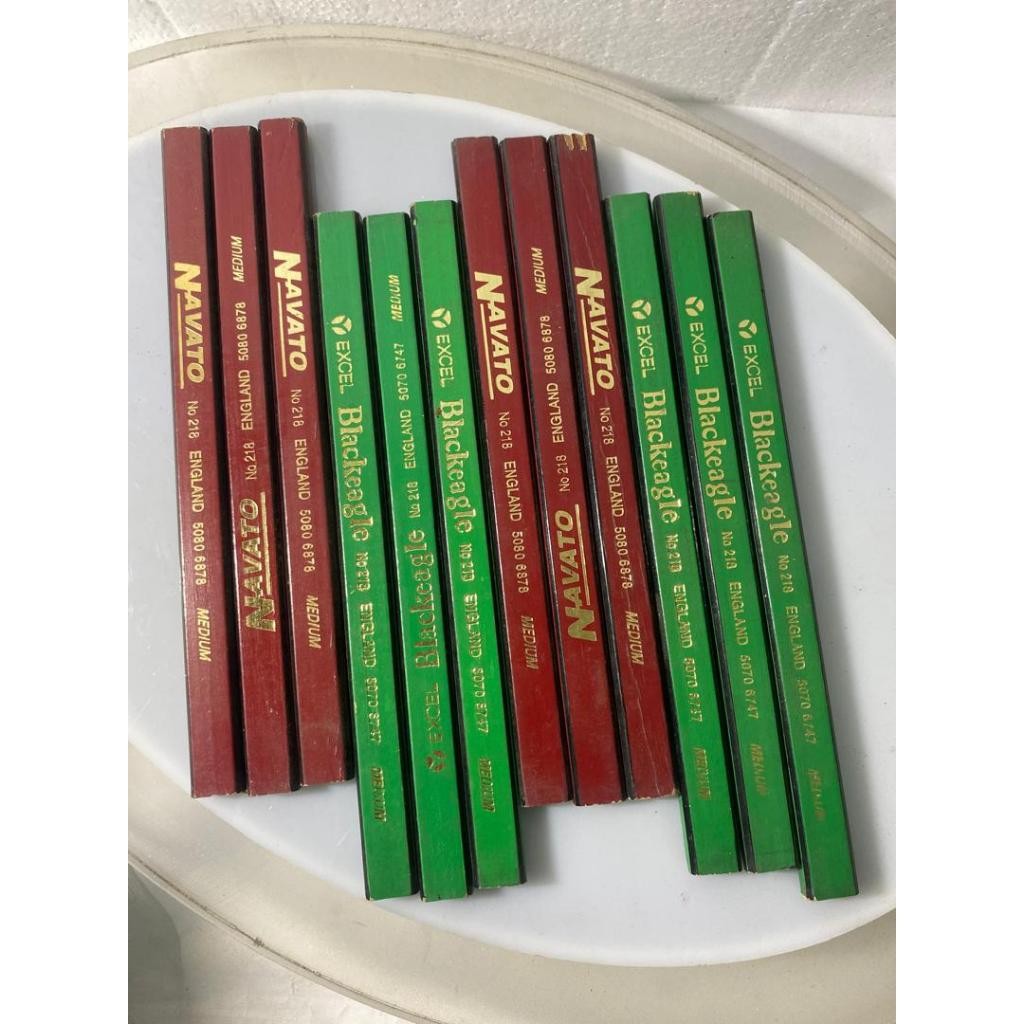 NAVATO ENGLAND CARPENTER PENCIL / PENSIL TUKANG KAYU / 木工笔 | Shopee ...