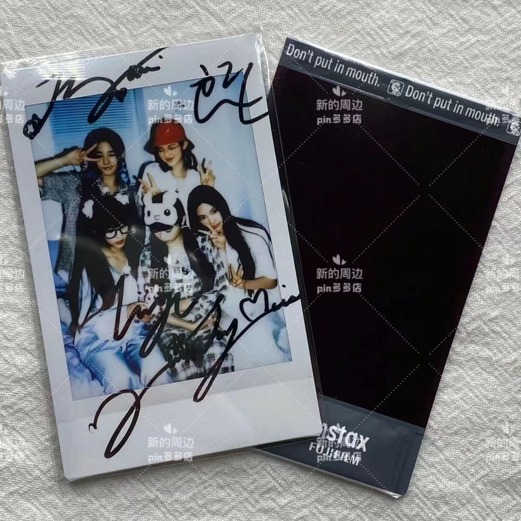 Newjeans Signature Polaroid Signature Photo Merchandise Collection Same ...