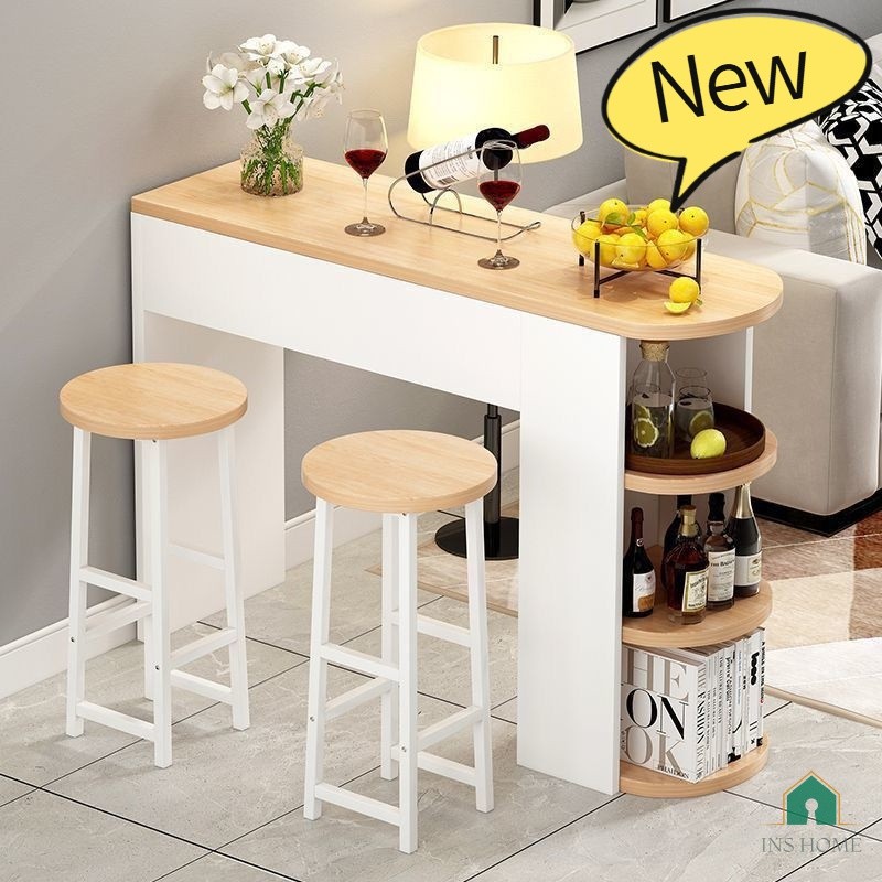 100/120CM Bar Table Set Island Table Meja Bar Rumah Moden Minimalis ...