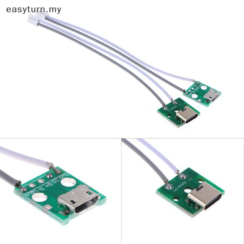 Eas Type-C Micro USB To DIP Adapter Female Connector B Type PCB ...