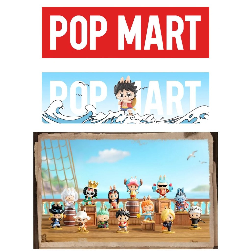Popmart Official THE MONSTERS One Piece Series Blind Box LABUBU The ...