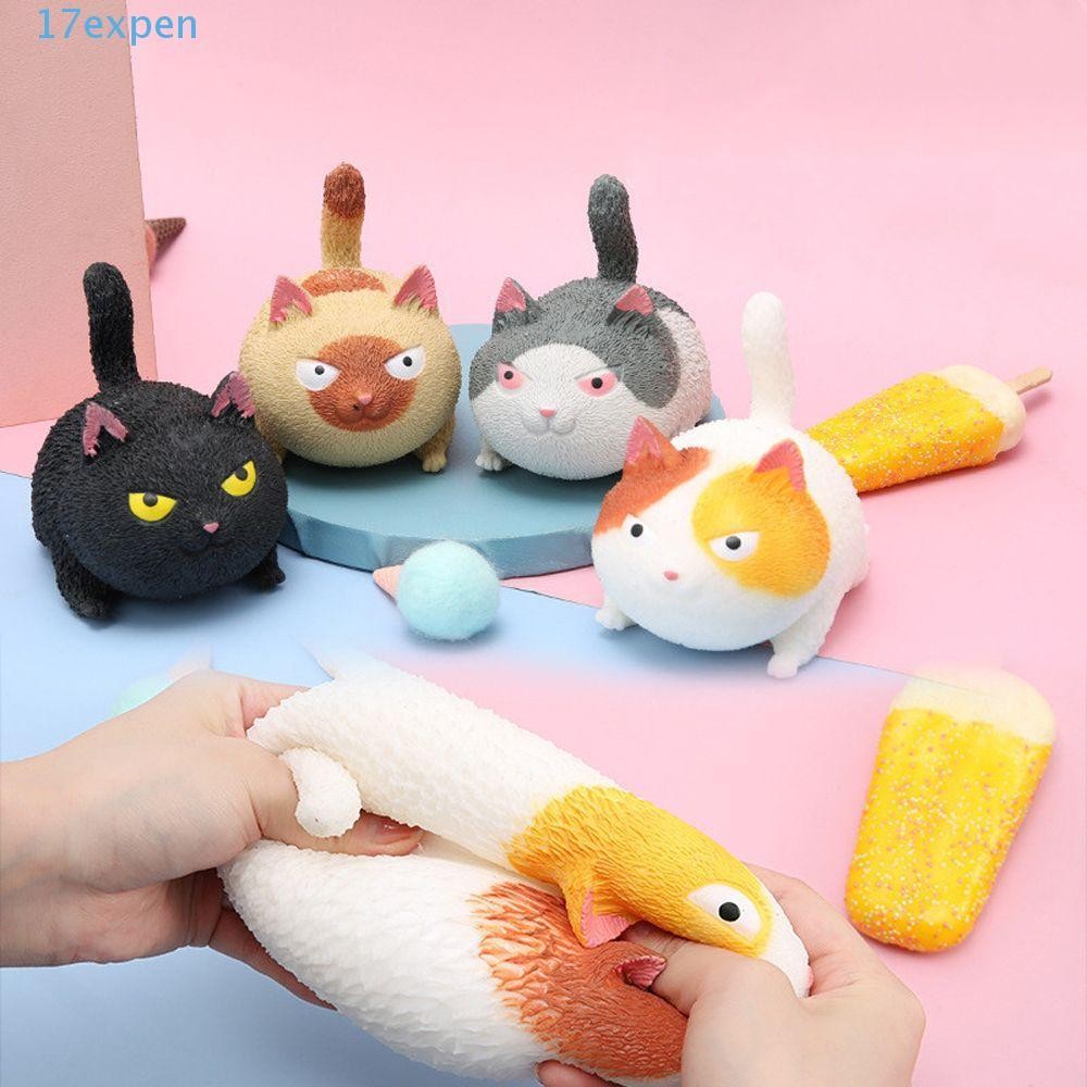 EXPEN Squeeze Animals Kids Gift Kid And Adults Angry Cat Mini Animals ...