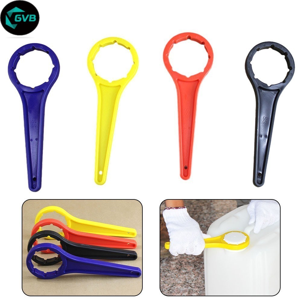 GVB [ ᶦⁿ ᵐᵅʸ] Chemical Drum Cap Spanner Opener suits 20L-30LCubes plastic bucket cap spanner ...
