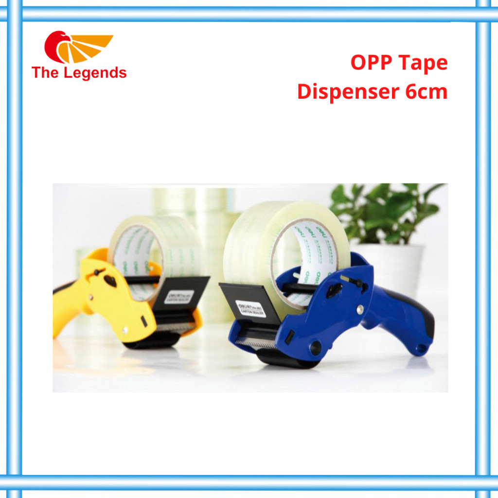 OPP Tape Cutter Dispenser Holder 6cm Tape Packers Packaging for Office ...