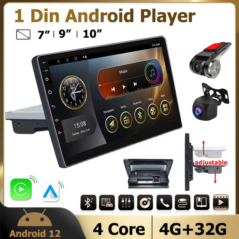 1Din Universal Android Player 7/9/10inch with Apple CarPlay Android ...
