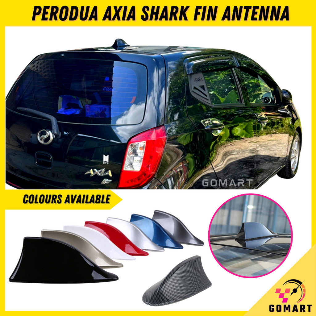 PERODUA AXIA Car Antenna Shark Fin AM FM Radio Aerial Antenna Antena ...