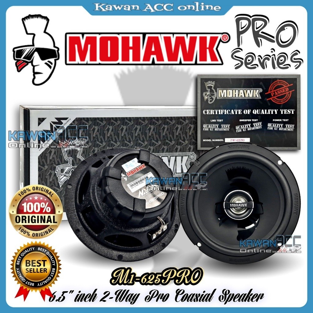 MOHAWK PRO Series 6.5" inch 2Way Pro Coaxial Speaker**100%Original** M1 ...