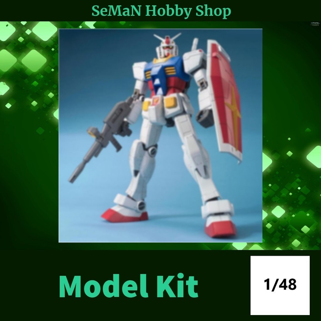 MEGA SIZE 1/48 RX-78-2 GD Plastic Model Kit [Mecha/Robot] (Hobby Toys ...
