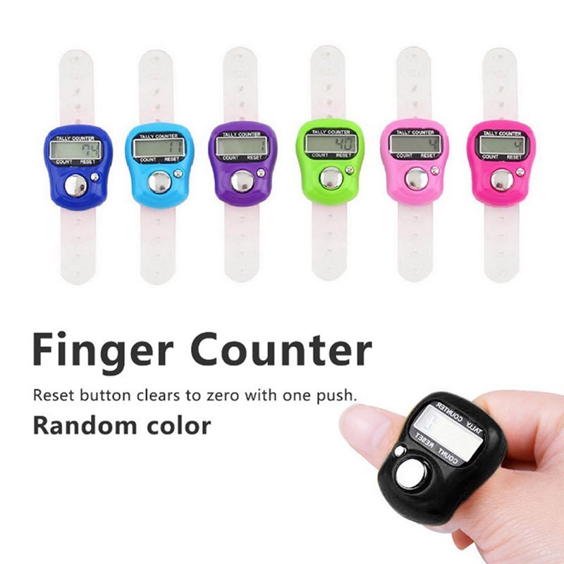💥Ready Stock💥 Electronic Row Counter Finger Ring Digit Marker LCD ...