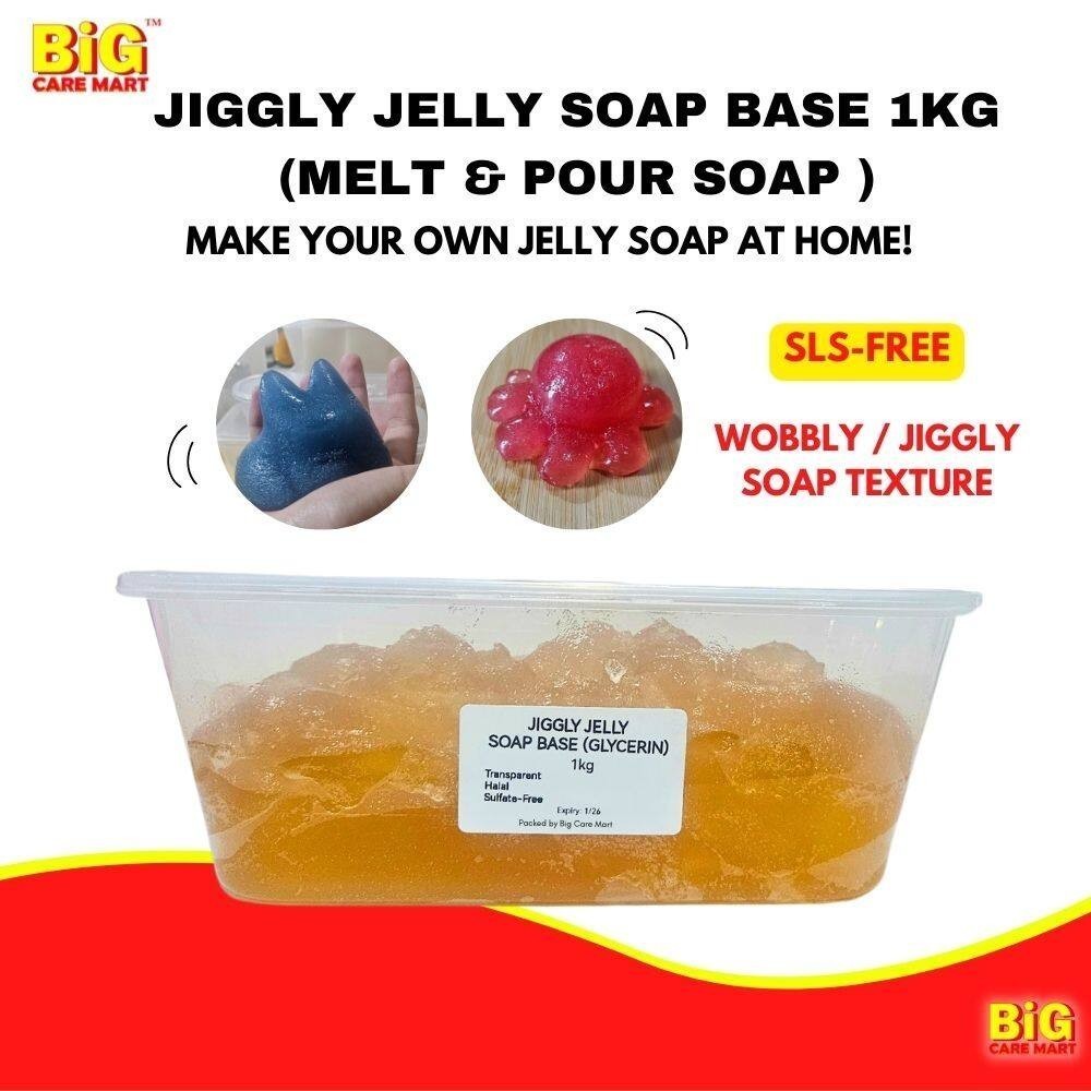 Jiggly Jelly Soap Base 1kg - Melt & Pour Soap Base (SLS-Free) | Shopee ...