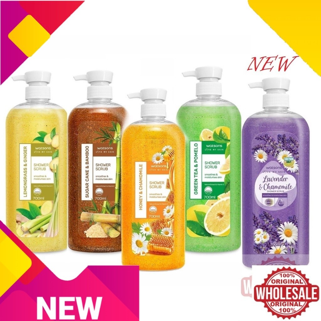 Lemongrass And Ginger Shower Scrub 700ml Watsons Bathandbody Care 沐浴 身体磨砂膏 去角质 Sugarcane Andbamboo