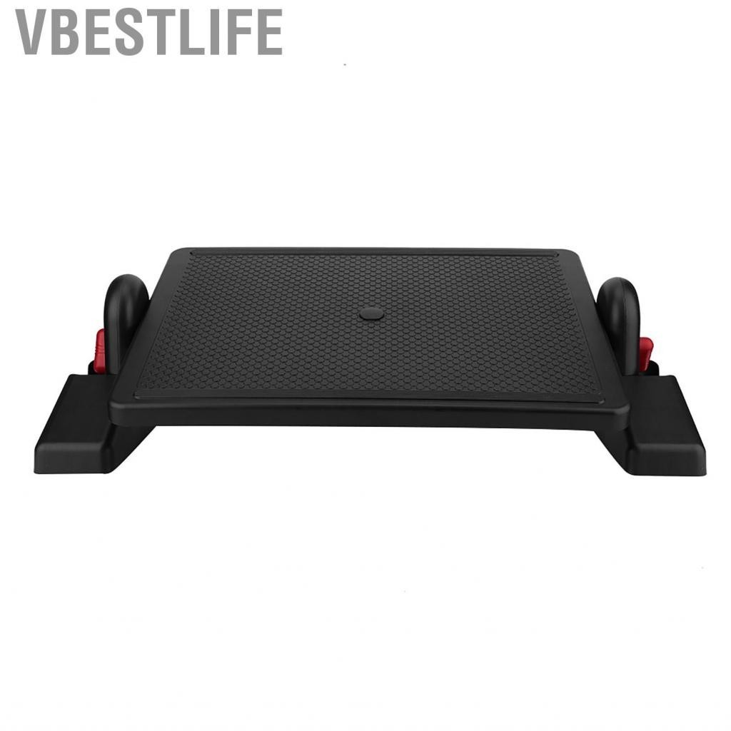 VBESTLIFE Ergonomic Foot Pedal Rest Adjustable Height For Office Home ...