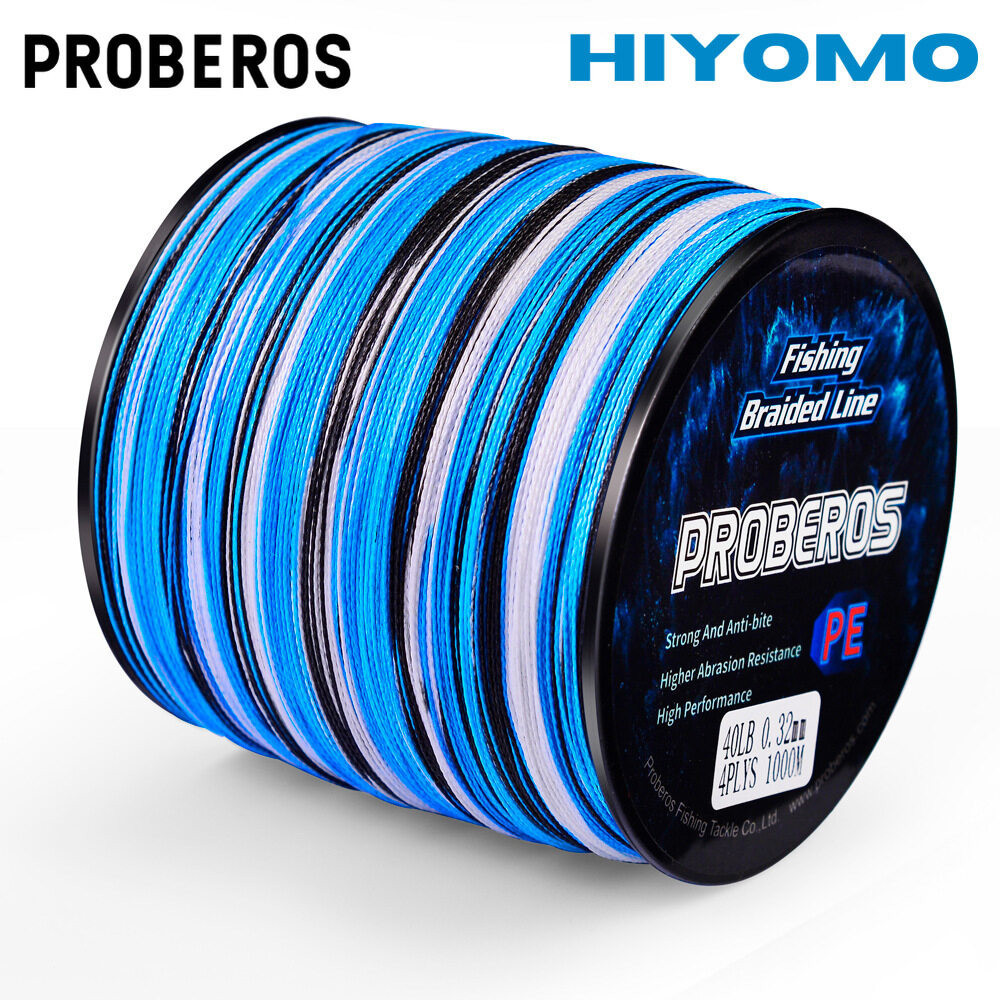 PROBEROS 300M 500M Super PE Fishing Line X4 Camouflage Braided Line 10 ...