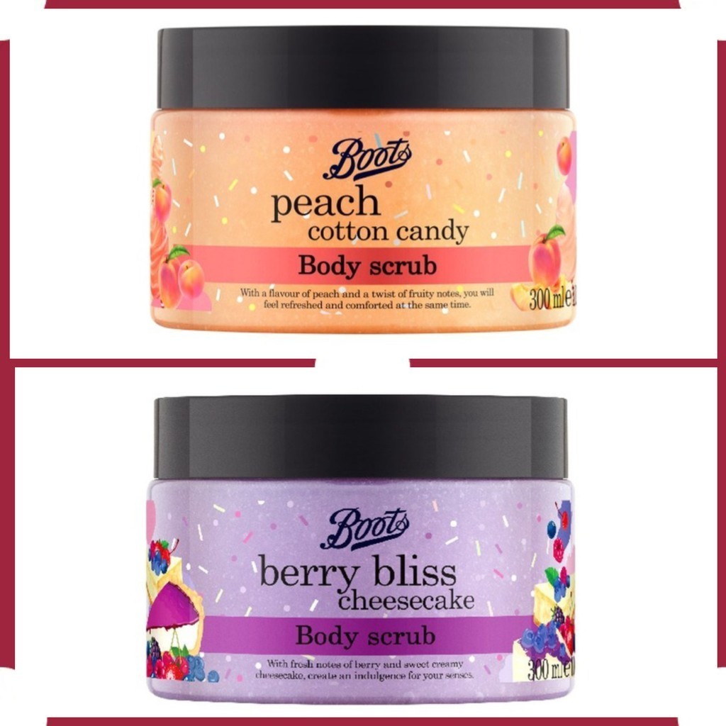 Boots Body Scrub Flavour Collection (300ML) | Shopee Malaysia