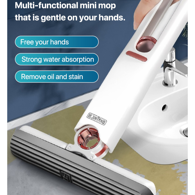 [Exquisite Life] Multifunctional mini mop that does not hurt your hands ...