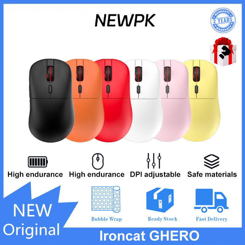 Ironcat GHERO wireless dual-mode esports mouse with extended working ...