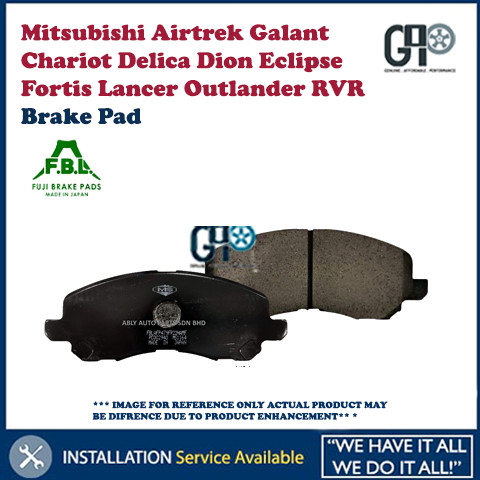 FBL Brake Pad Front - Mitsubishi Airtrek Chariot Delica Dion Eclipse ...