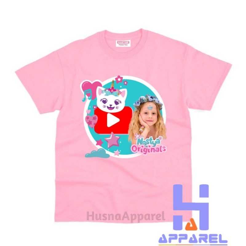 Children's SHIRT CHILDREN'S SHIRT LIKE NASTYA YOUTUBE CHILDREN | Shopee ...